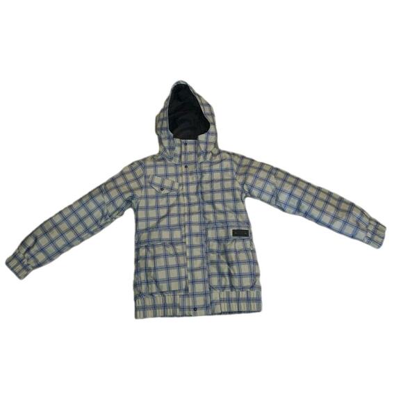 Burton | Jackets & Coats | Burton Dryride Jacket Parka Plaid Snowboard ...